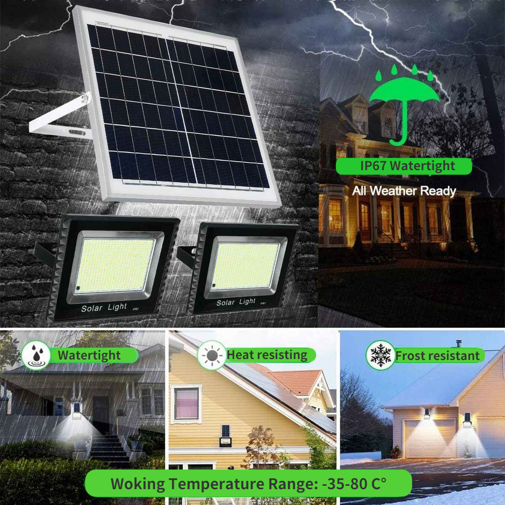 【MY Ready Stock】Solar Light 3000W Lampu Solar Outdoor Lighting Super ...
