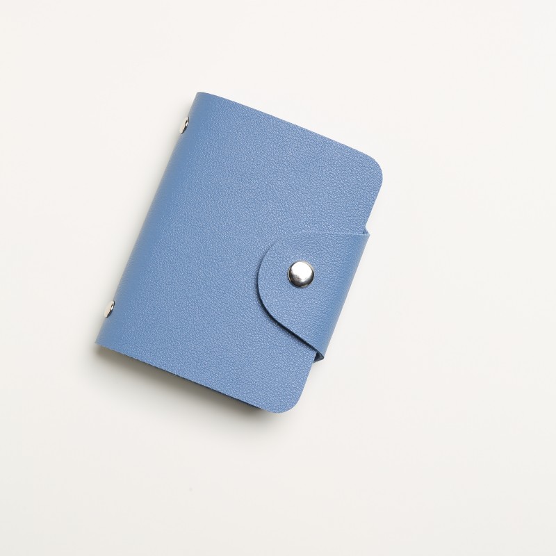 Simple Small 24 Card Slots Exquisite Card Holder Coin Purse Lightweight ...