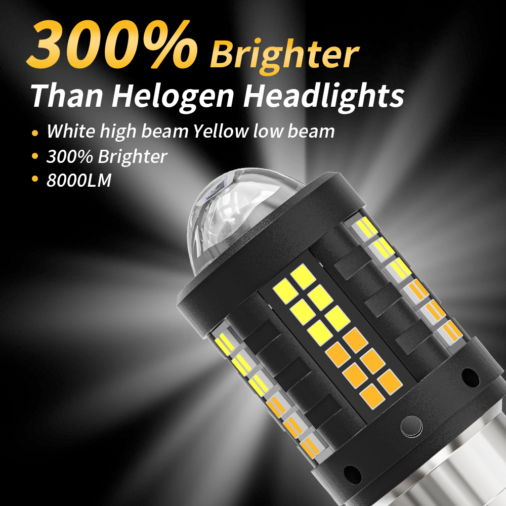 1PC Super Bright Canbus T19 P15D Motorcycle LED Headlight H4 H6 2016 BA20D Bulbs 6500K White ...