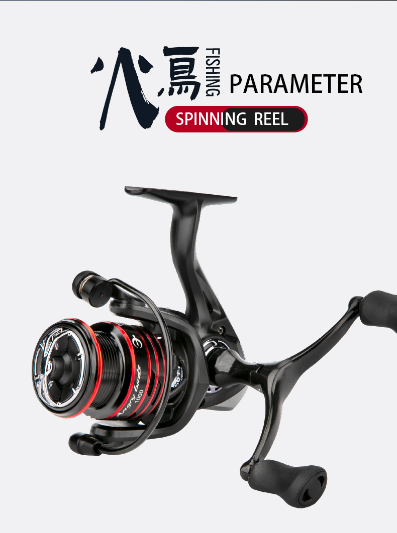CEMREO New Design Dual Handles Shallow Spool Spinning Reel 1000 Series ...