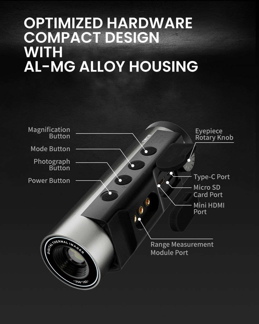 MILESEEY TNV10 thermal scope Monocular Outdoor night vision Infrared ...