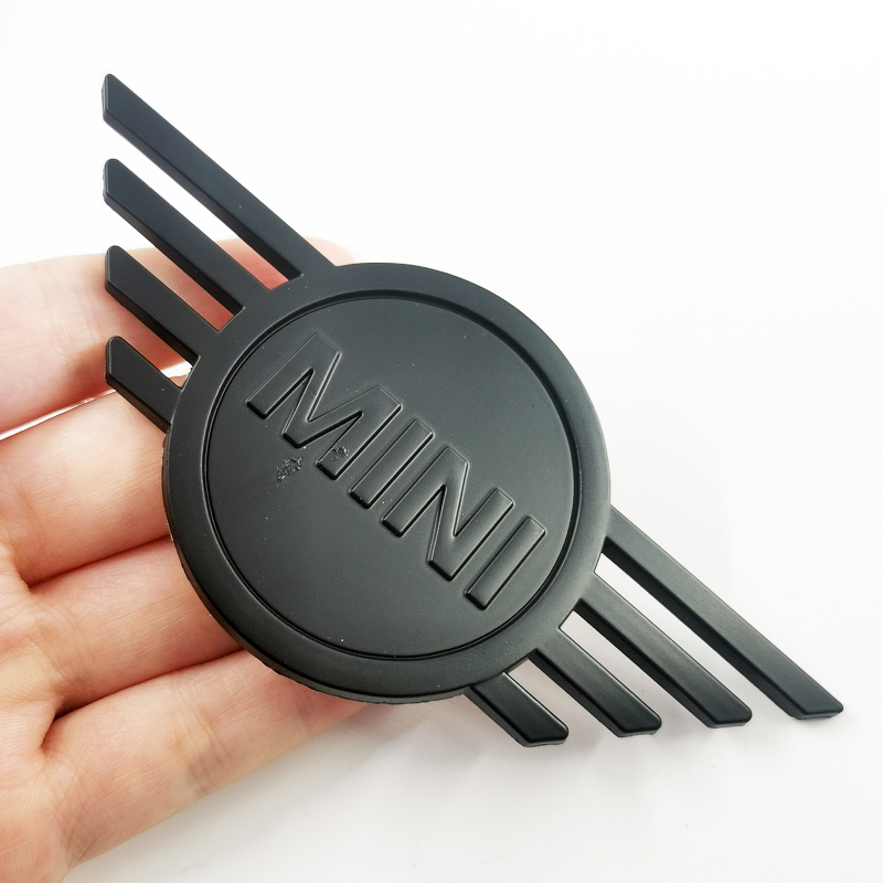 1 x Metal MINI Wings Front Rear Trunk Emblem Sticker Badge Decal ...