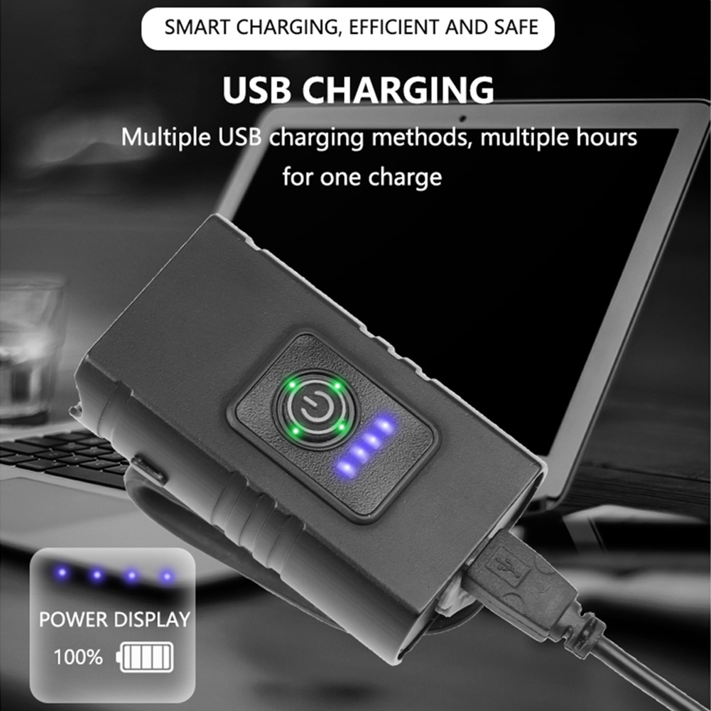 T6 LED Bicycle Light 10W 1200LM 6 Modes USB Rechargeable MTB Bike Front ...