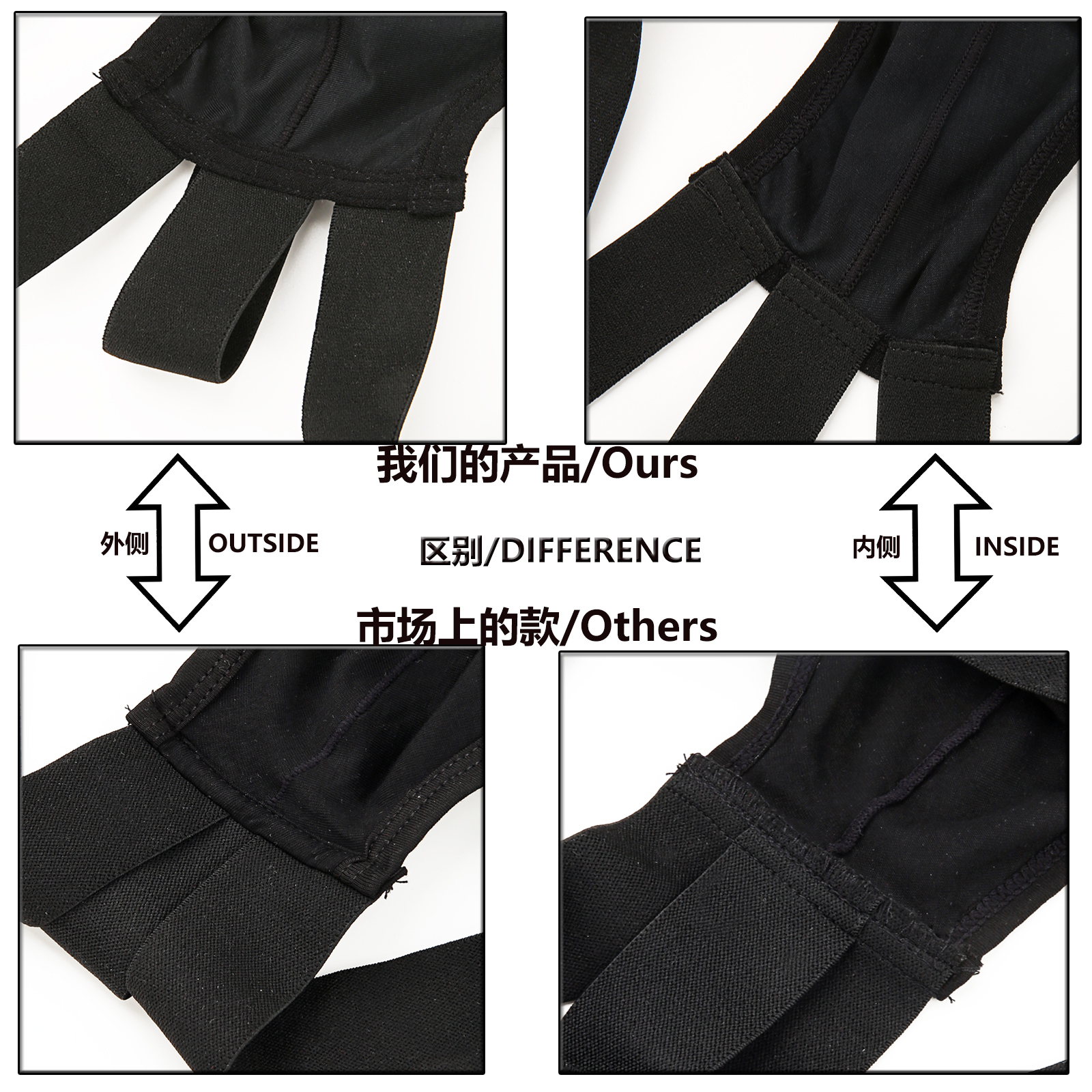 【CLEVER-MENMODE】Men Underwear Hollow Out Metal Ring Thong G String Leg ...