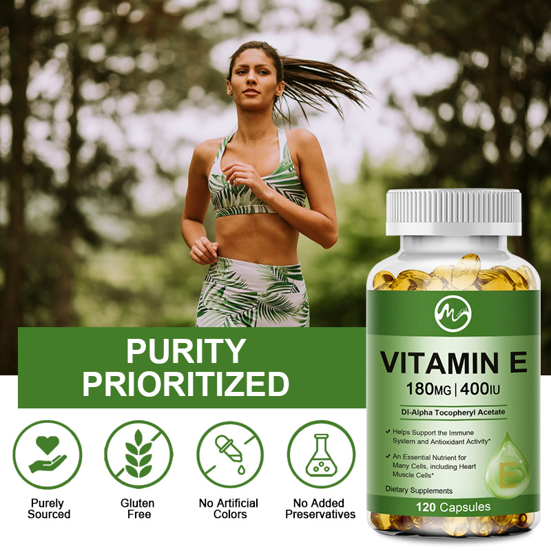Minch Vitamin E 180mg 400 IU dl-Alpha Dietary Supplement for ...
