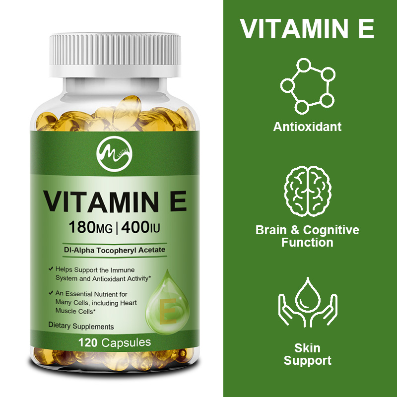 Minch Vitamin E 180mg 400 IU dl-Alpha Dietary Supplement for ...