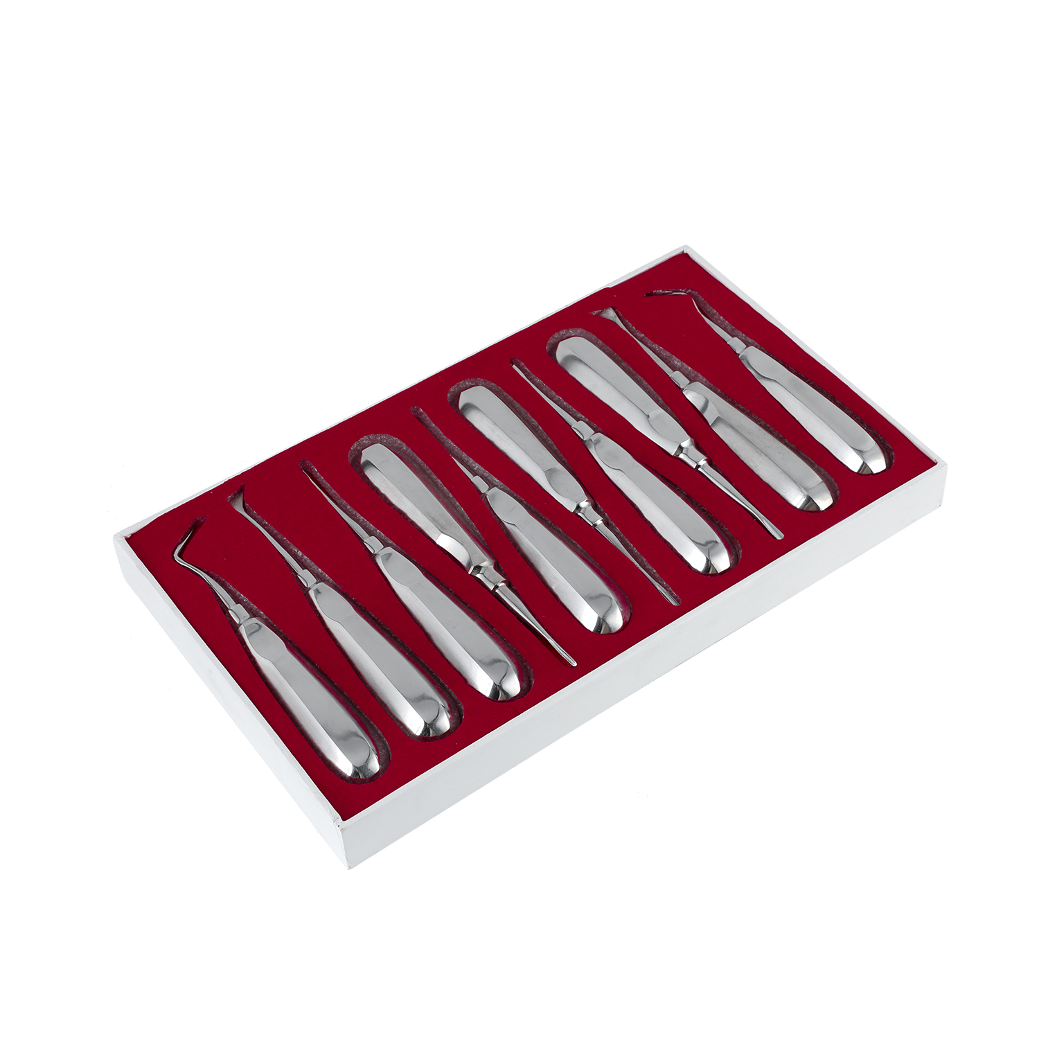 10Pcs/kit Dental Elevator Set Teeth Extraction Tooth Extracting Forceps ...