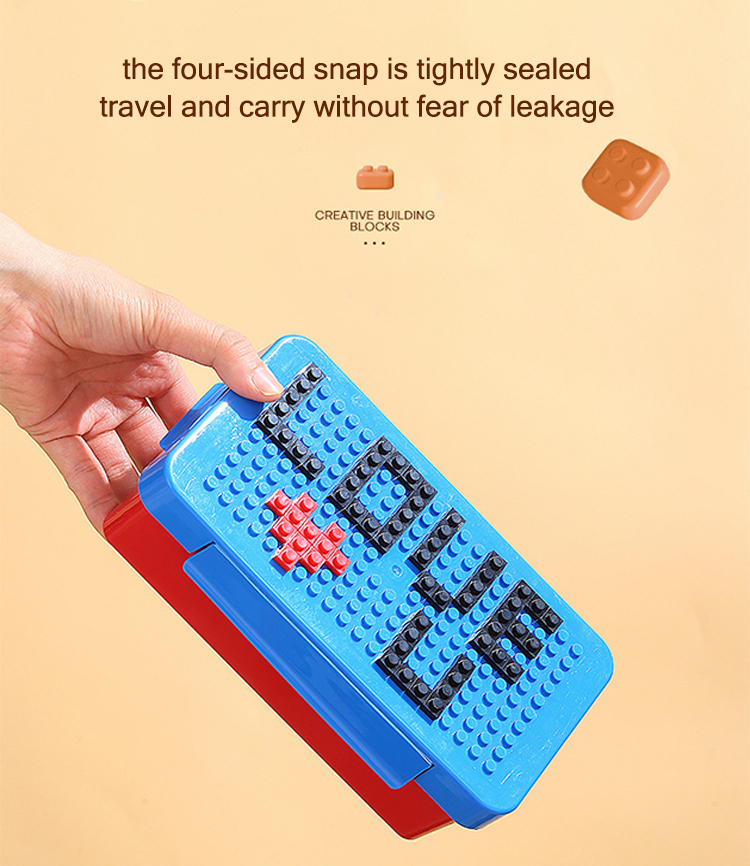 【Ready Stock】Lego building block lunch box for kids 便當盒 Kotak makan ...