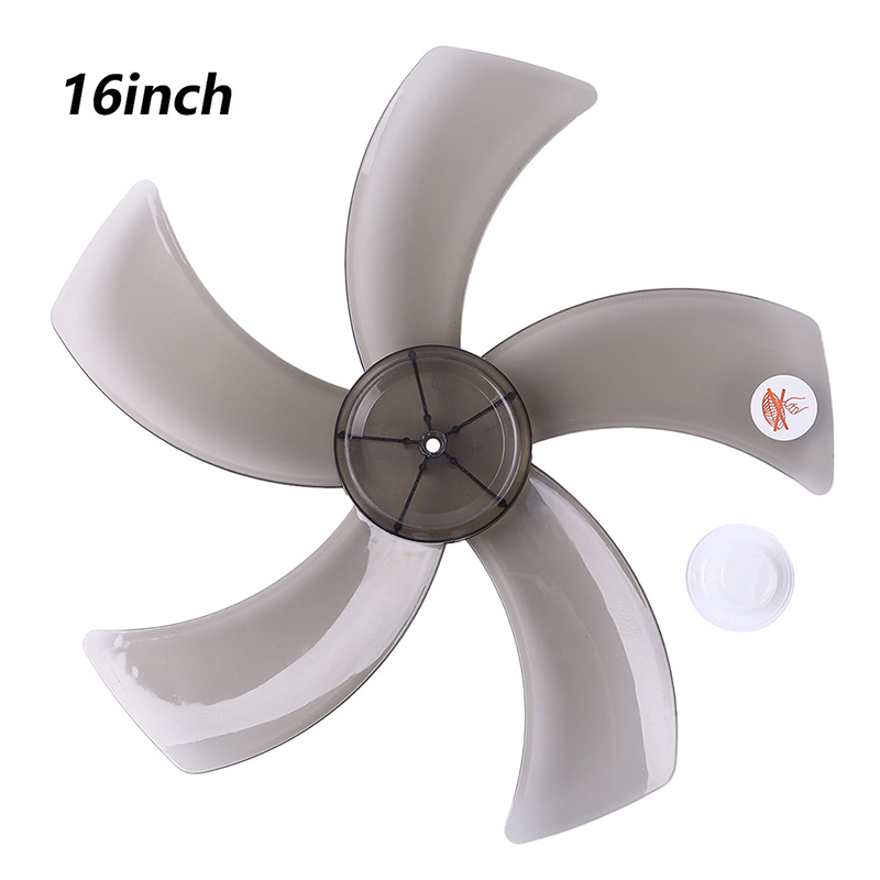 [Isk]12/16 Inch Plastic Fan Blade Five Leaves with Nut Cover for ...