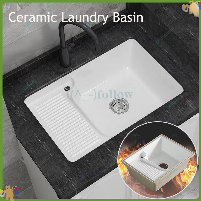 Ceramic washbasin integrated washbasin Bathroom washbasinCeramic ...