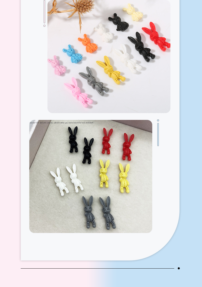 Nail Art Nail Decoration Accessories Squint Rabbit Halloween Cute Sweet ...