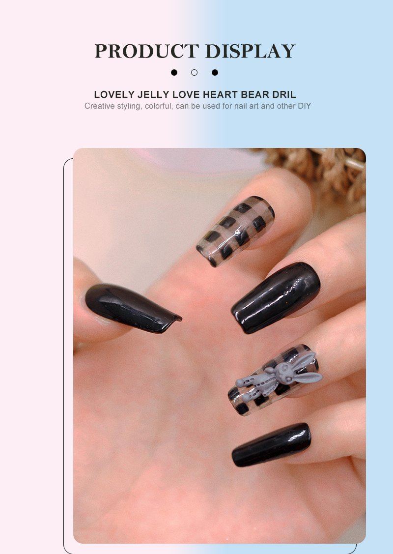 Nail Art Nail Decoration Accessories Squint Rabbit Halloween Cute Sweet ...