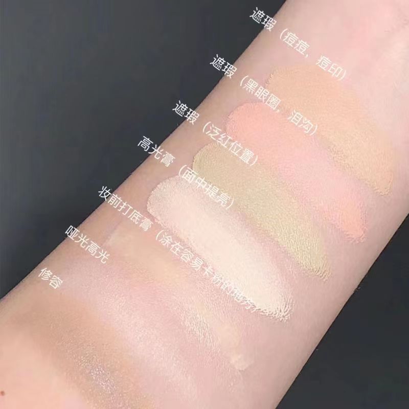 Kobeleen Soft Concealer Facial Acne Marks Concealer Spots Tear Groove ...