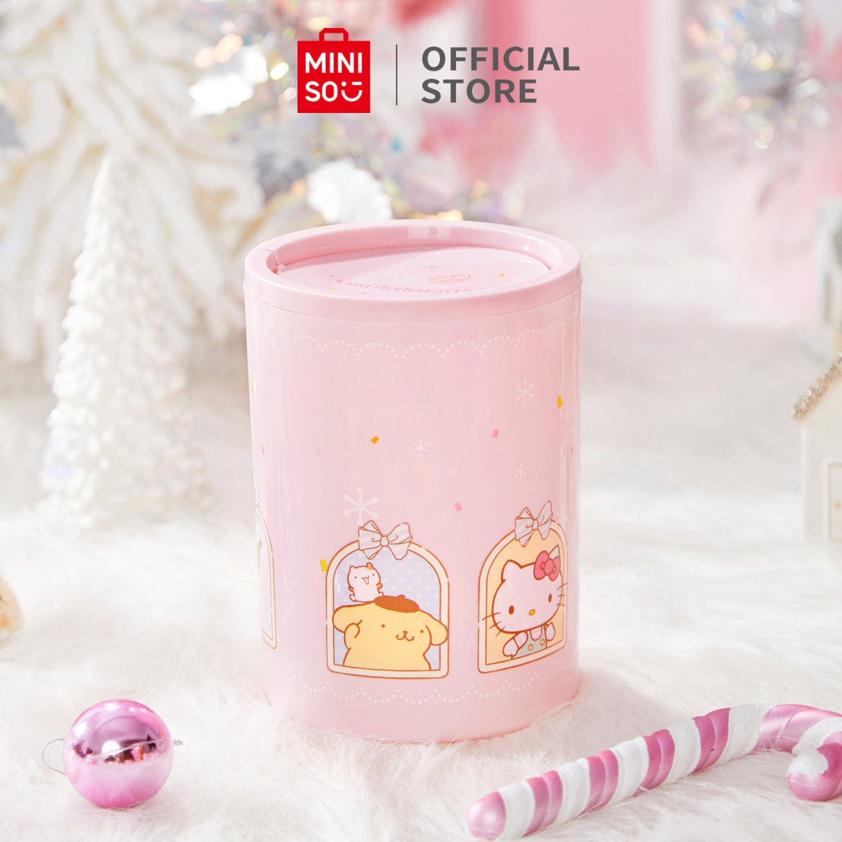 Miniso X SANRIO Table Trash Can Mini Trash Bin Desktop | Shopee Malaysia