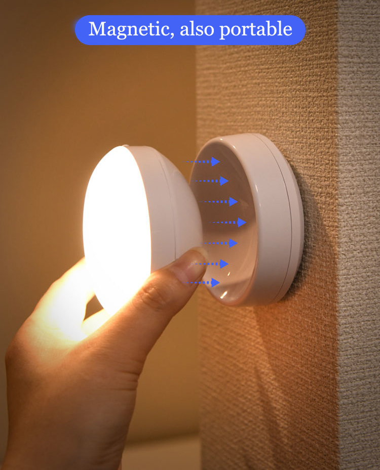 LED night light, USB charging, motion sensor, magnetic suction ...