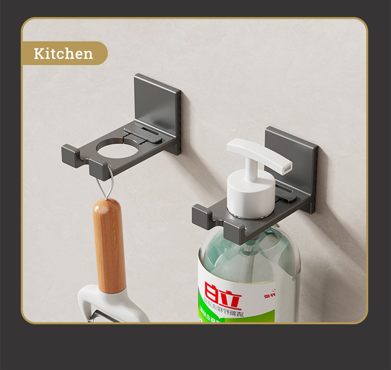 [FUN] Shower Gel Shelf Perforation-Free Detergent Hanger Bathroom ...