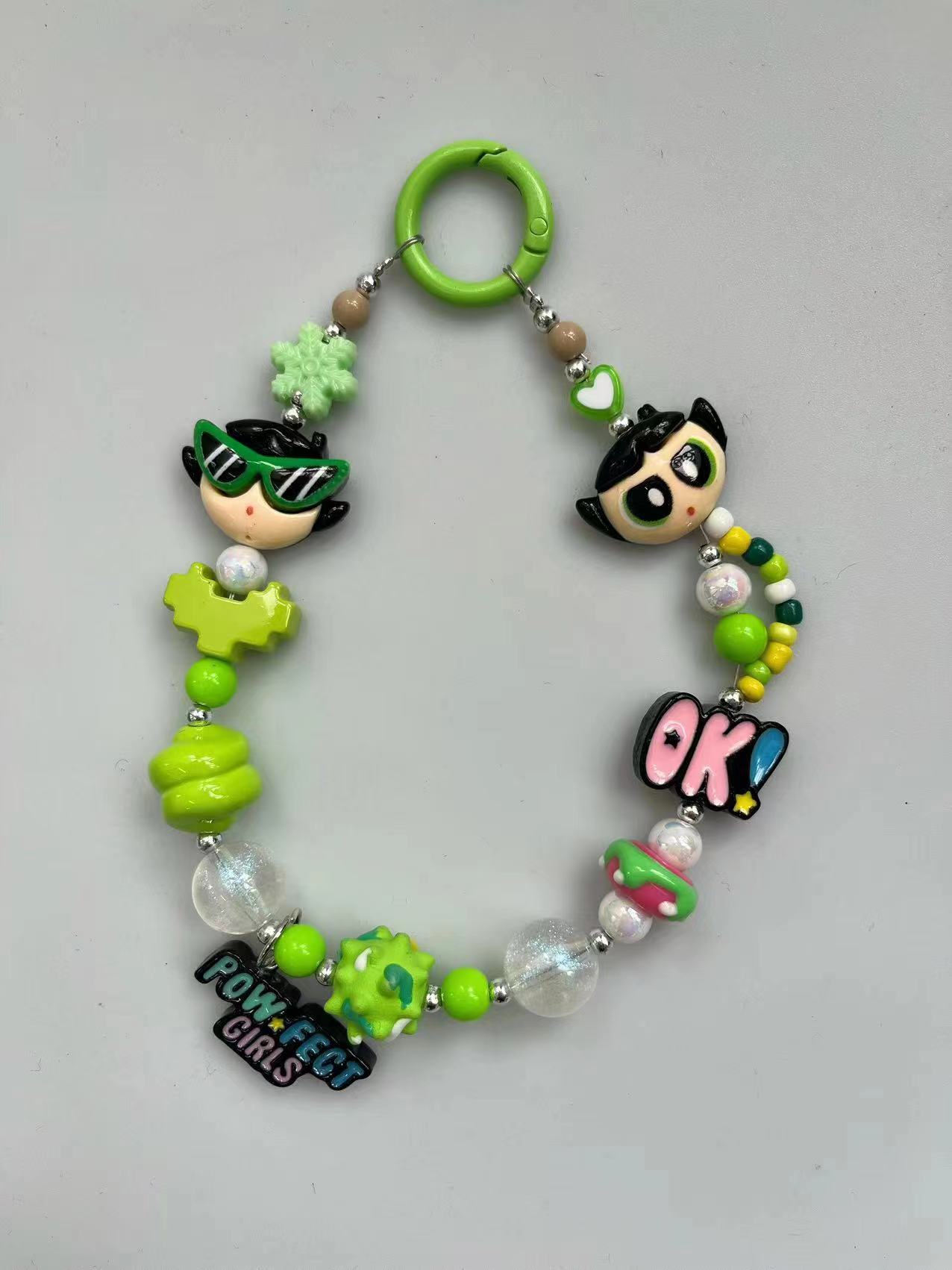 New Japanese Cartoon Powerpuff Girls Green Series High-value Hand ...