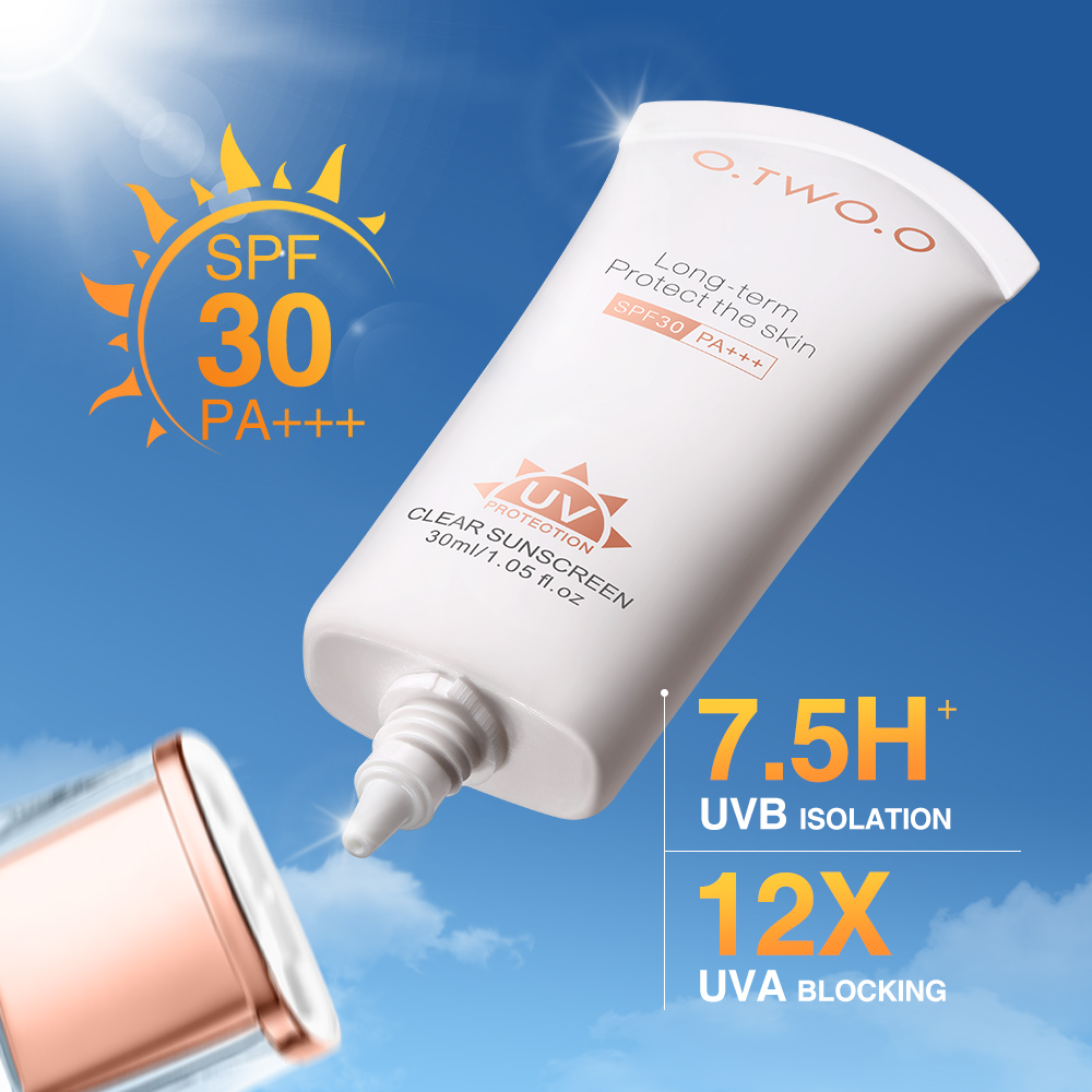 O.TWO.O Sunscreen SPF30+ PA+++ UV Protection 7.5H Lasting Oil Control ...