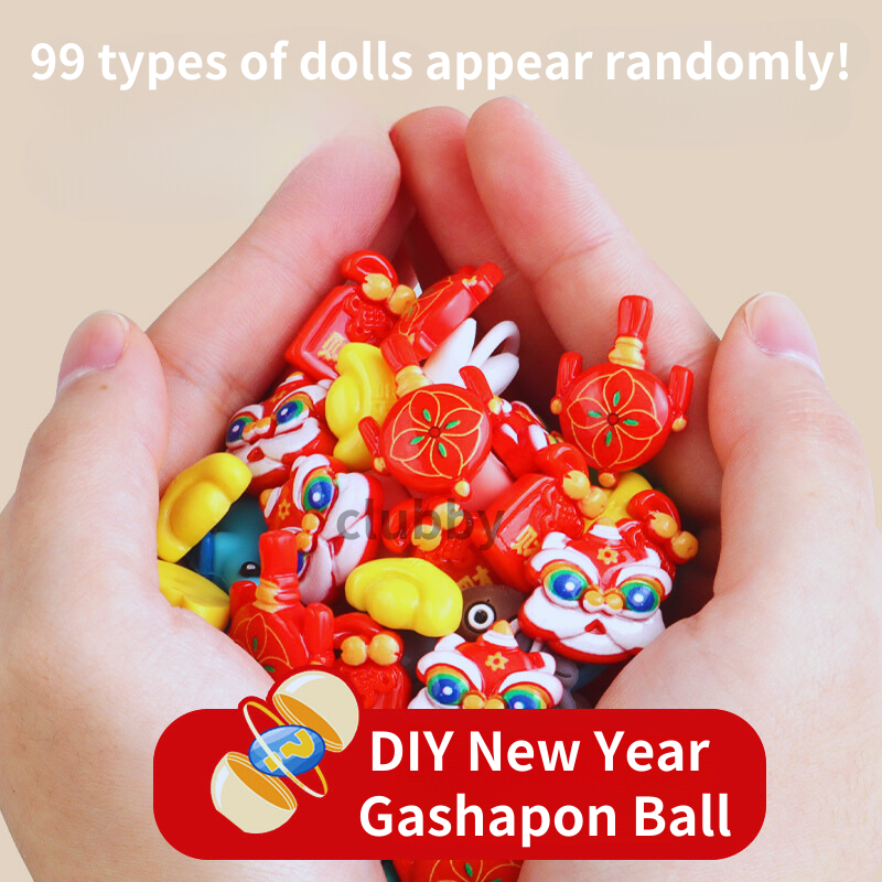 Cny gift box Twist Egg Machine lunar New Year gift Gashapon Machine ...