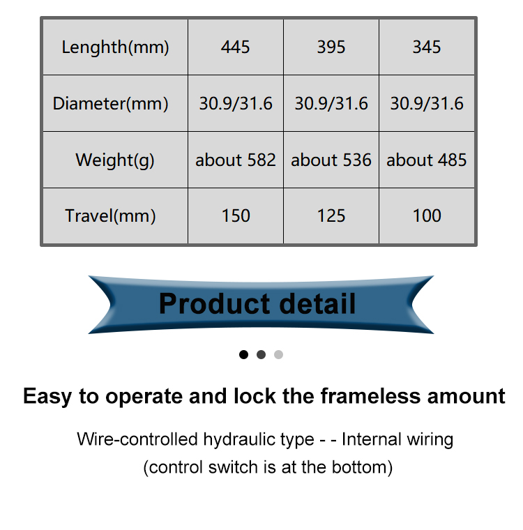 KS EXA Form 900i Wire Controlled Lift Dropper Post 30.9/31.6 Hydraulic ...