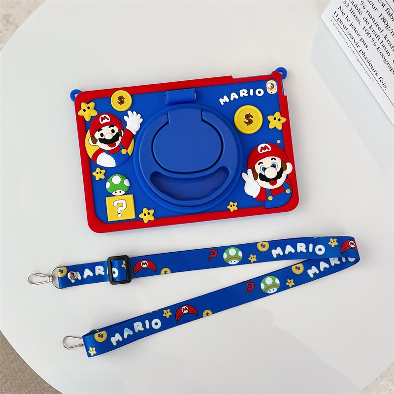 Casing Super Mario Pattern Case Compatible For Samsung Galaxy Tab A9 8 ...
