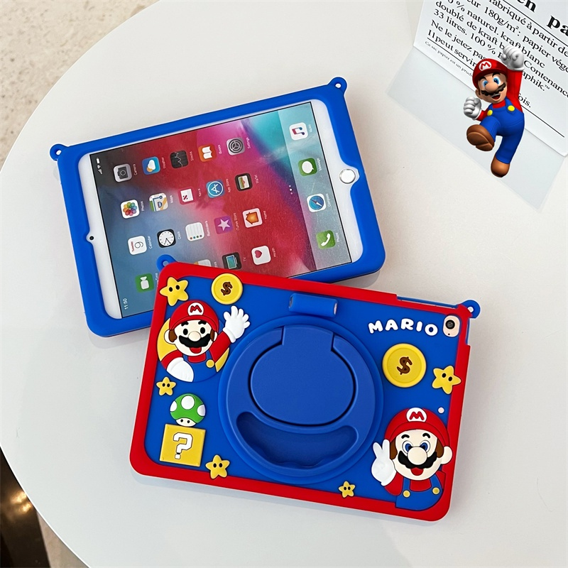 Casing Super Mario Pattern Case Compatible For Samsung Galaxy Tab A9 8 ...