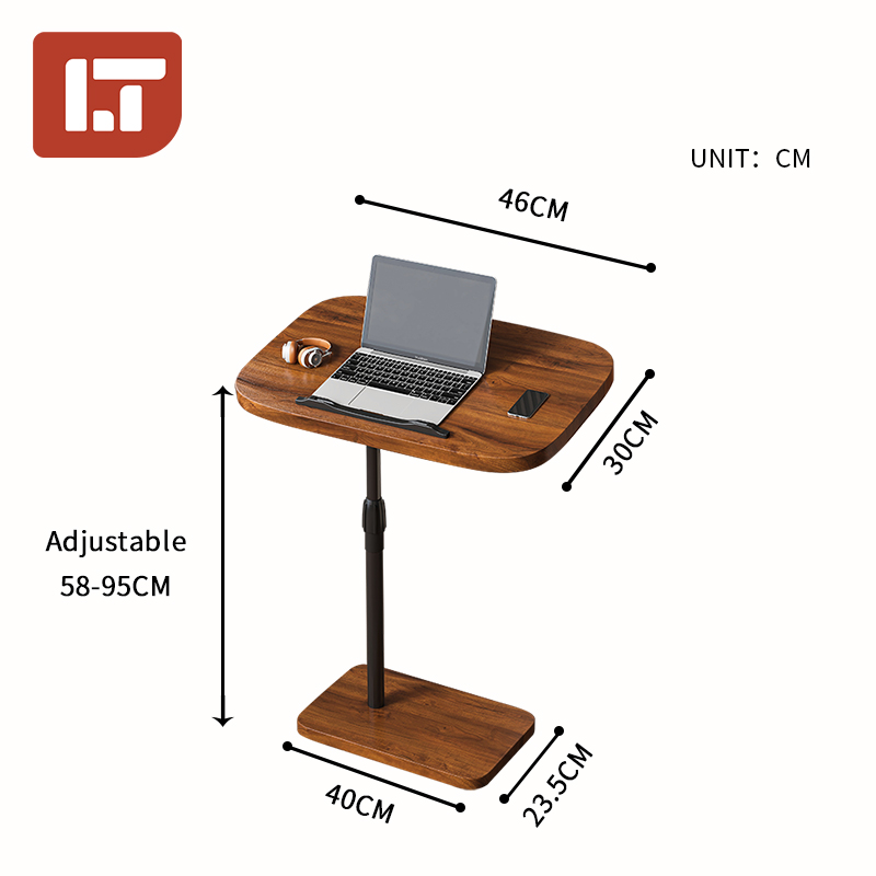 Side Table Adjustable Table Sofa Side Table Foldable Laptop Table ...
