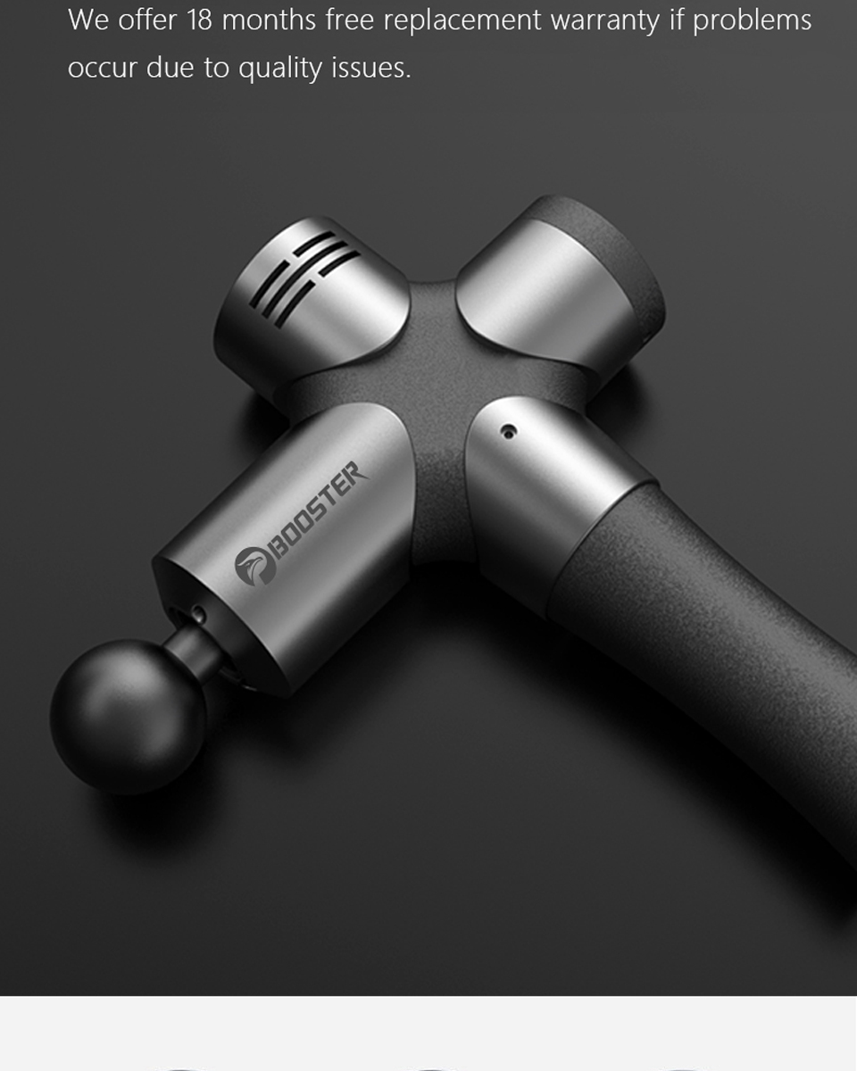 BOOSTER Pro 3 Massage Gun Deep Tissue Muscle Recovery Massager Vibrater ...