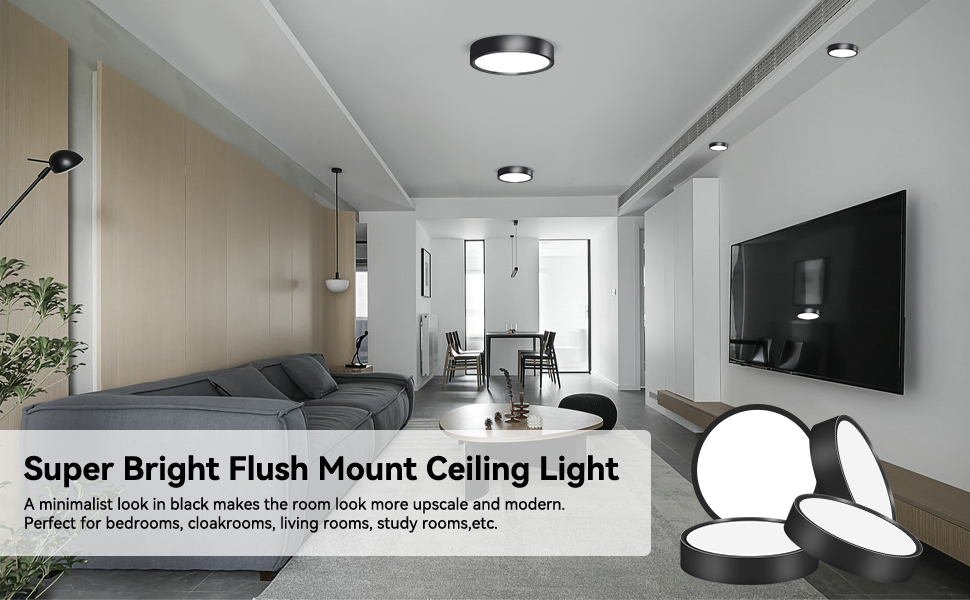 Down Light Led Ceiling Lights Modern 3 Colors LED Surface Downlight 3W ...