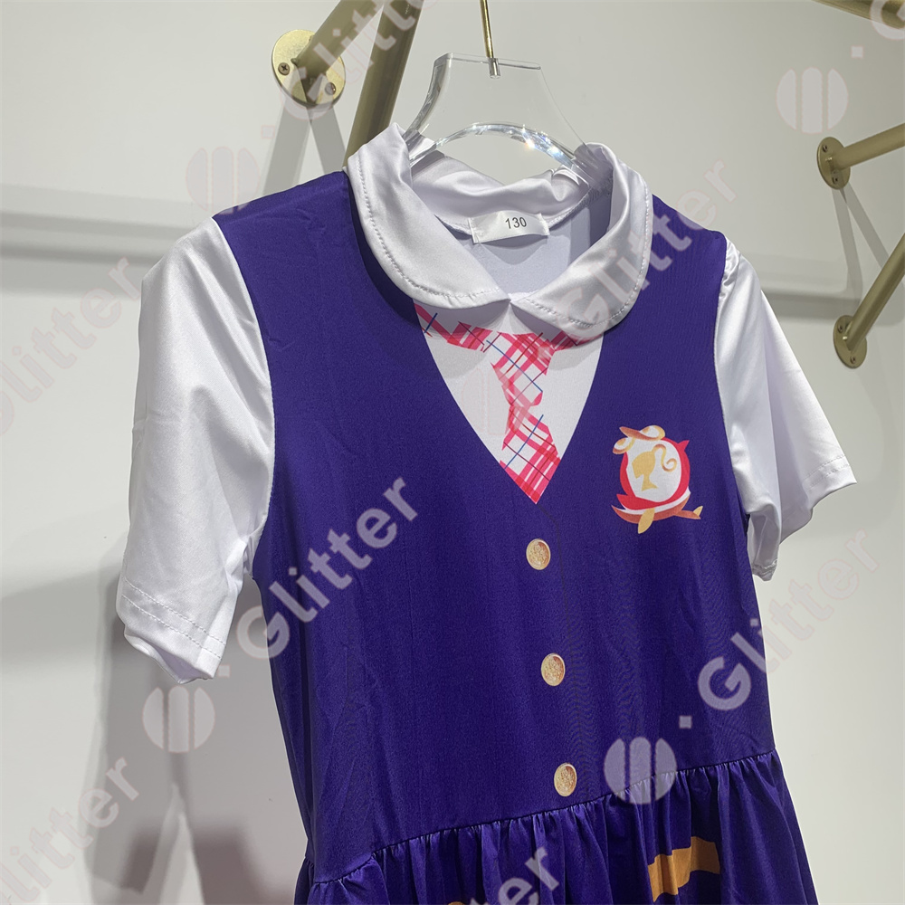 Anime Movie Barbie Charm School Costume For Kids Girl Delancey Wen ...