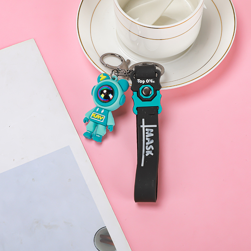 Y1 Trendy Bear Keychain Personalized Couple Bag Charm, Car Keychain ...