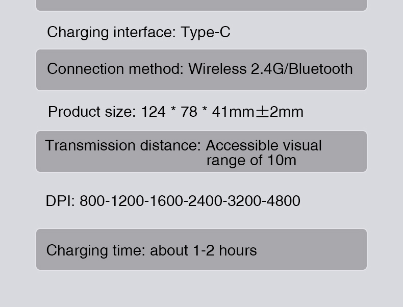 AULA SC518 Wireless Mouse 2.4G Bluetooth Connection RGB Light Effect 6 ...