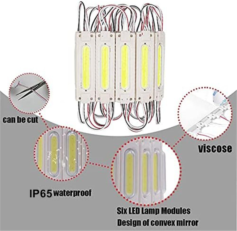 20 pcs DC12V or DC24V COB LED Modules Advertising Luminous Characters ...