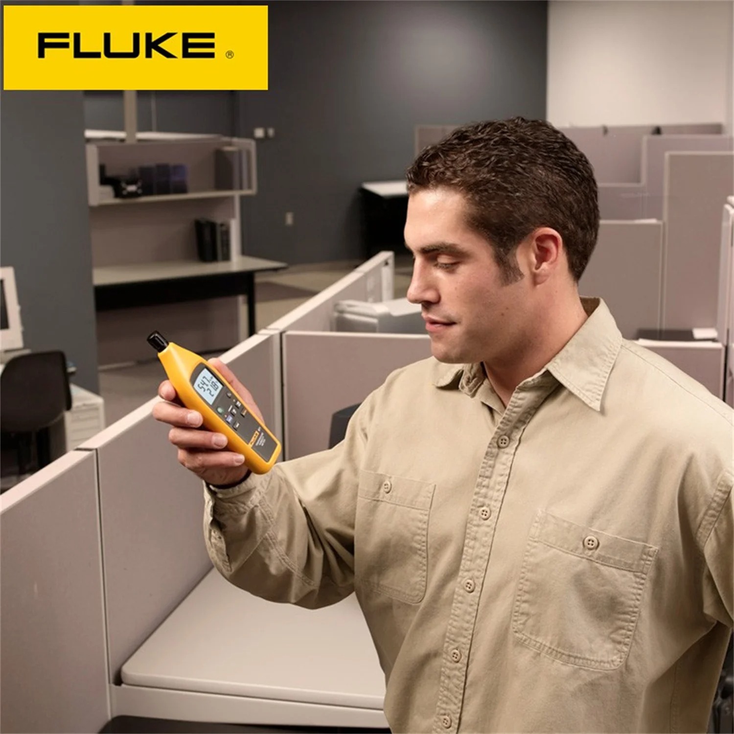 Fluke 971 Temperature Humidity Meter Tester Psychrometer 99 Record ...