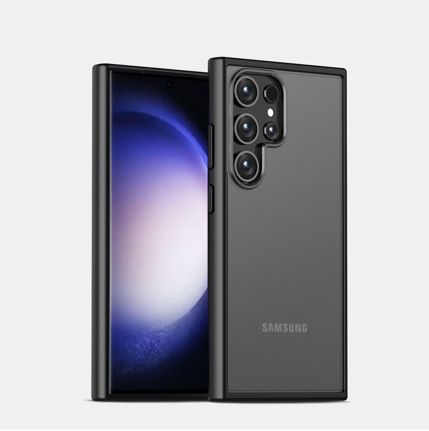 Frosted Semi Transparent Shell Case For Samsung Galaxy S24 Ultra S24 ...