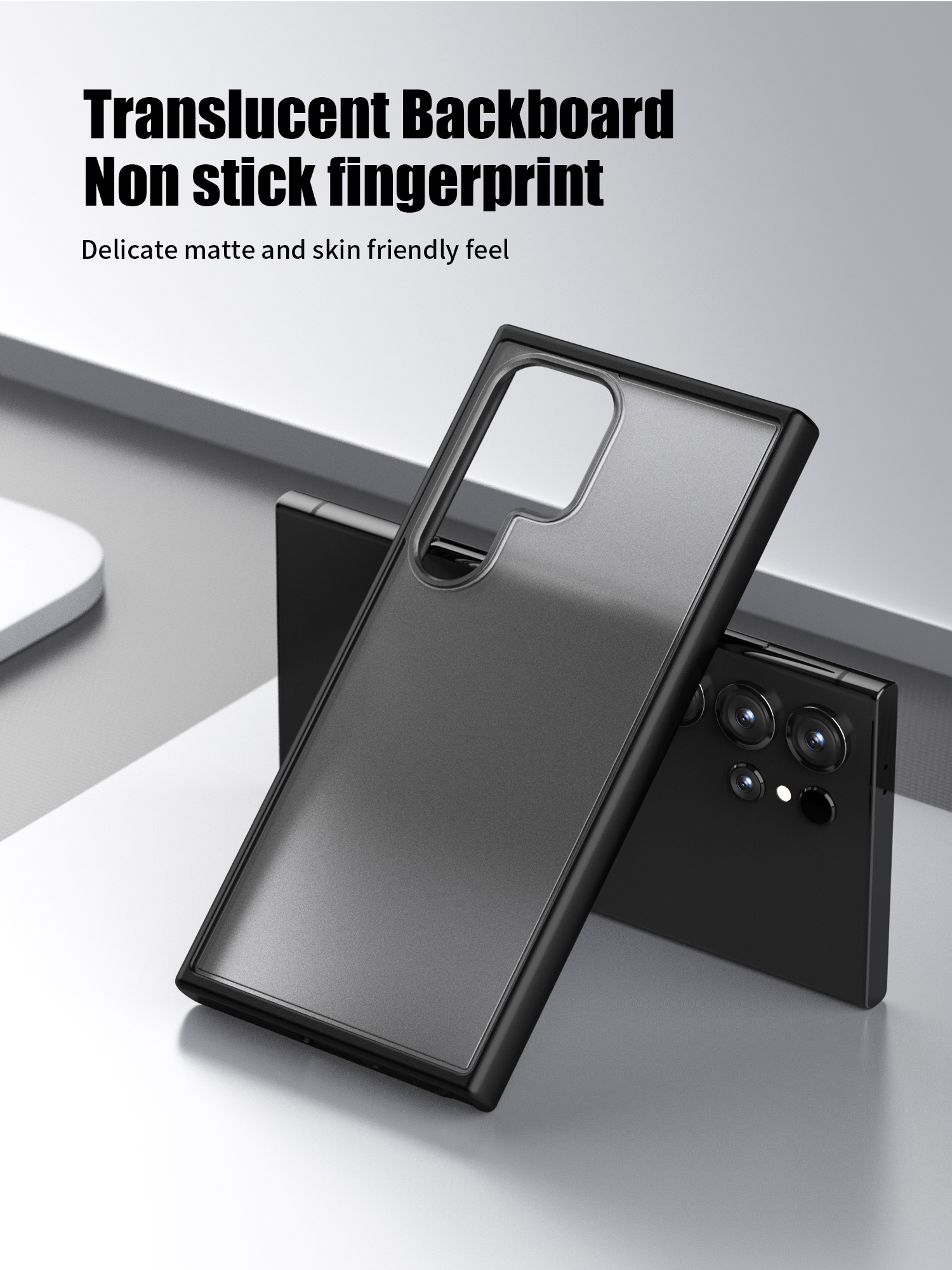 Frosted Semi Transparent Shell Case For Samsung Galaxy S24 Ultra S24 ...