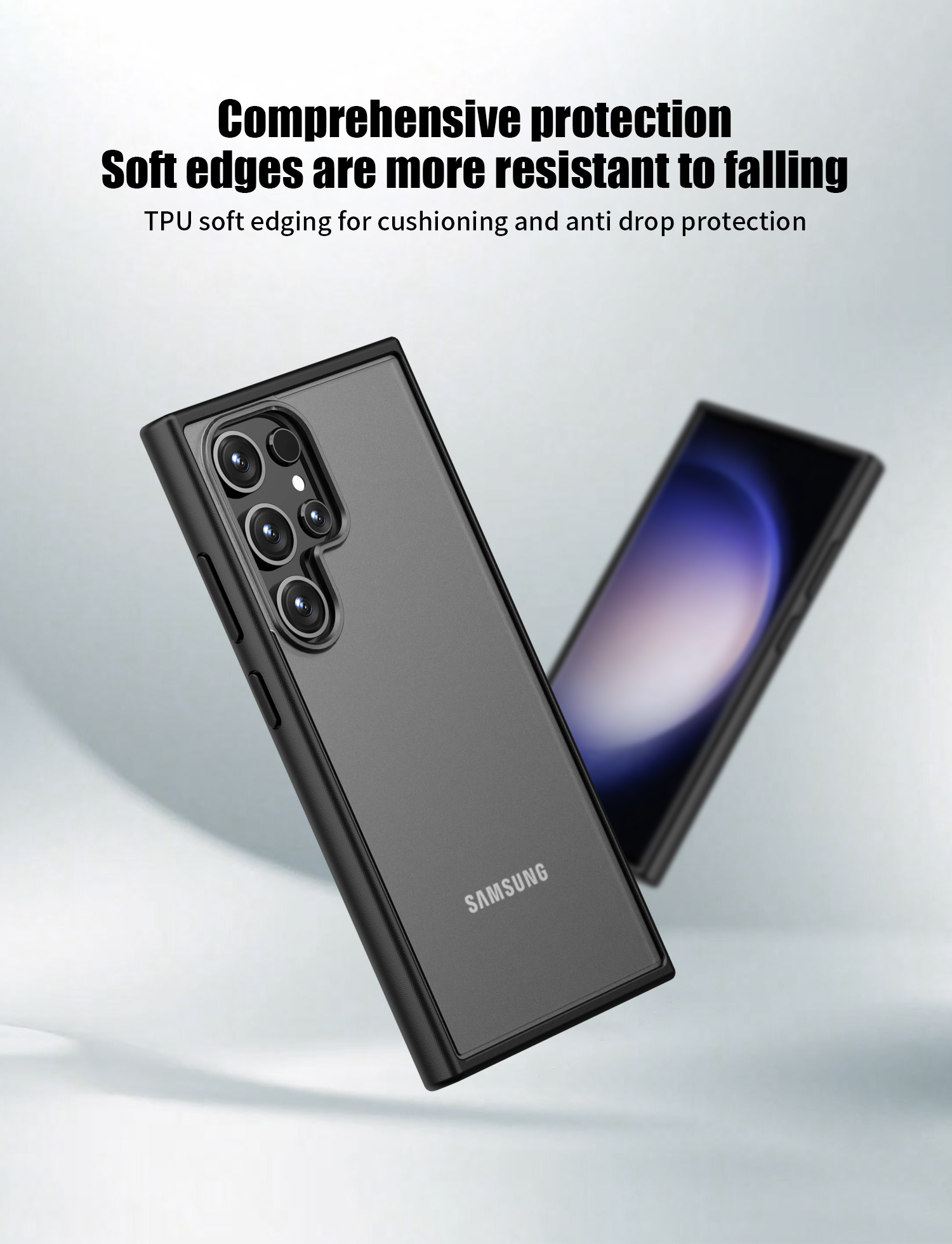 Frosted Semi Transparent Shell Case For Samsung Galaxy S24 Ultra S24 ...