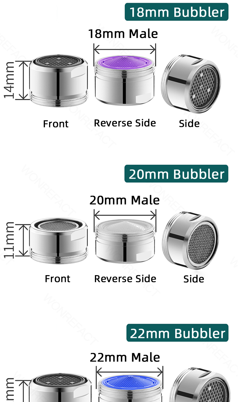 Faucet Bubbler Kitchen Faucet Aerator Bathroom Household Diffuser Tap ...