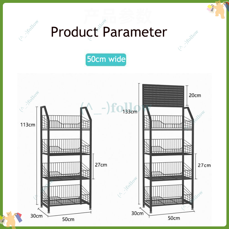 Store snack rackSupermarket barang-barang kecil rak paparan rak Multi ...