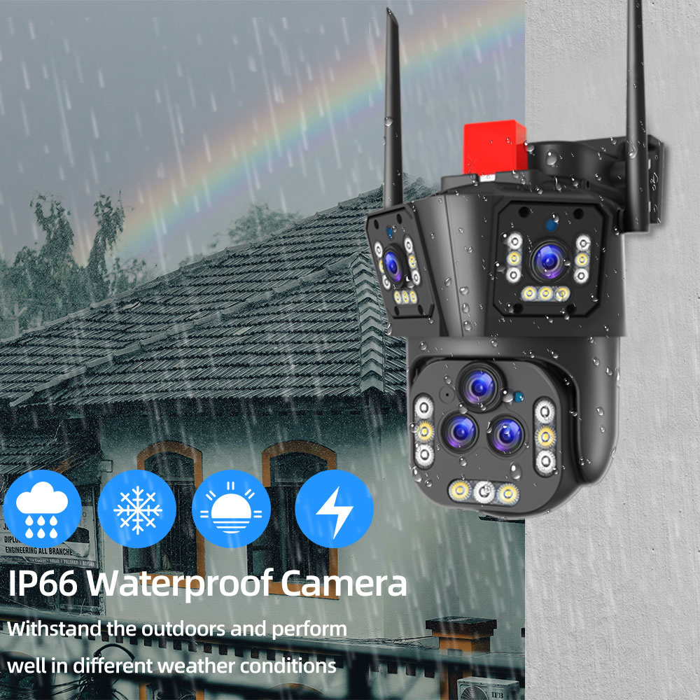 LLSEE 20MP 20K 5 Lens/3 Screen 20X Optical Zoom Wireless Night Vision ...