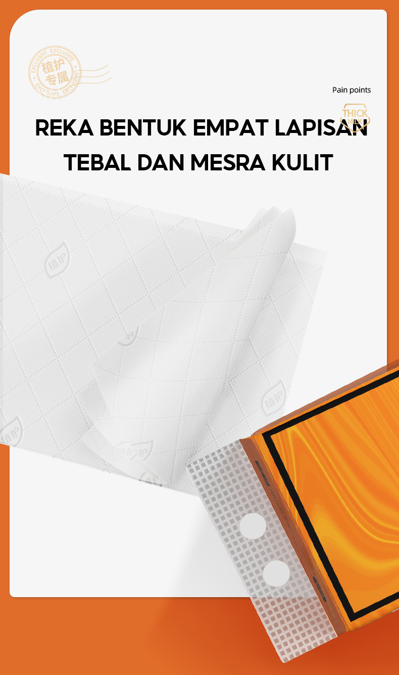 [4PCS]Botare AIR-cushion Cheerful Tissue 4-Ply 1280 sheets 175*175mm ...