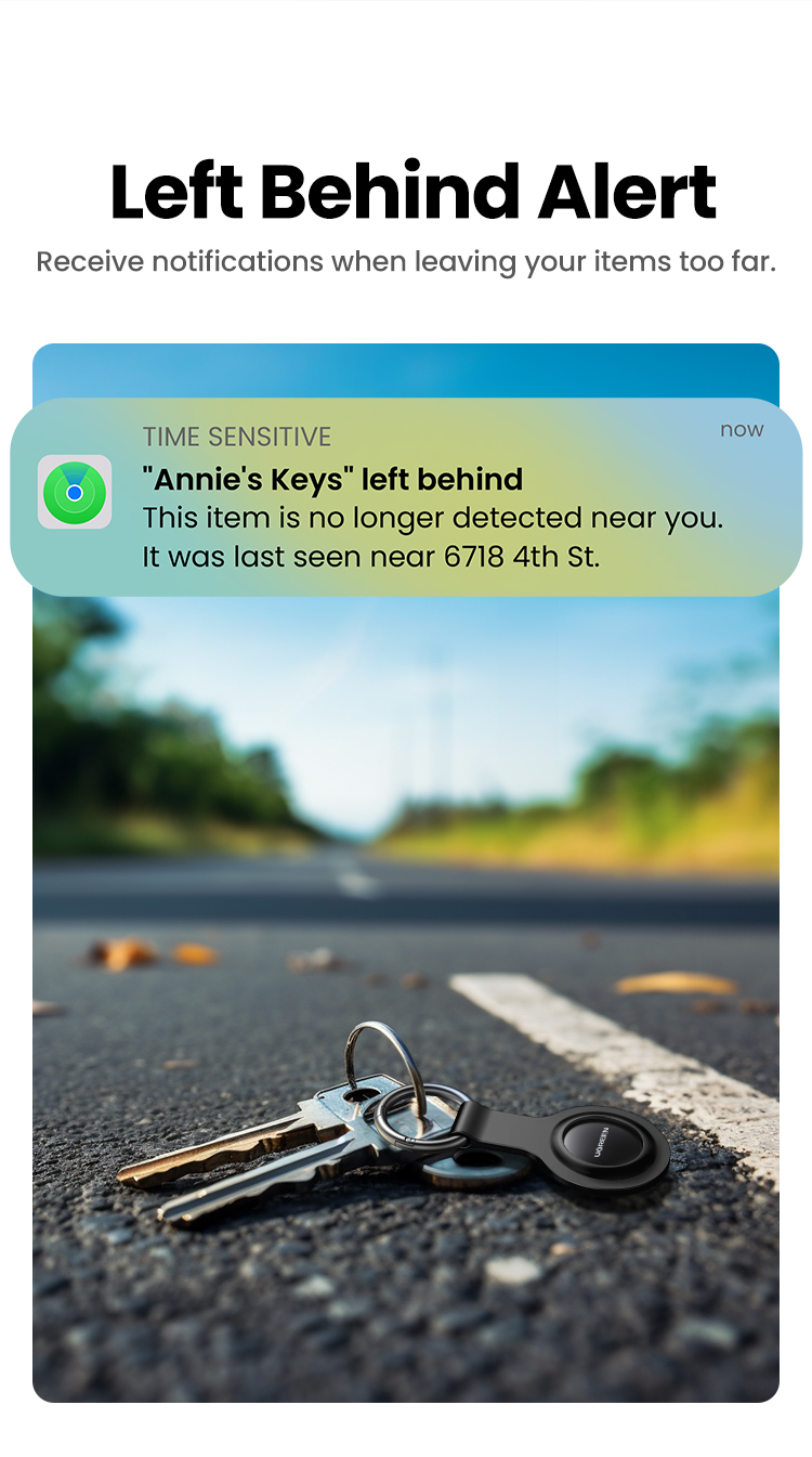 UGREEN Finder Security SmartTrack Link SmartTag With Apple Find My Key ...