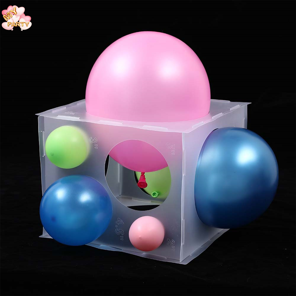 11Holes 2-10Inch Balloon Sizer Box Collapsible Balloons Measurement ...