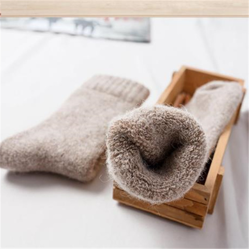 Winter Super Thick Wool Socks Men Women Warm Wool Socks | Shopee Malaysia