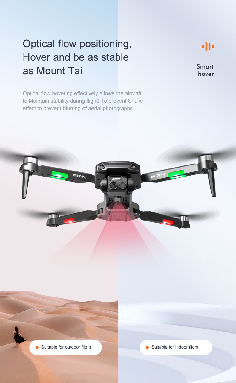 K-TWO RG100 Pro Drone with Camera 4K Obstacle Avoidance Optical Flow ...