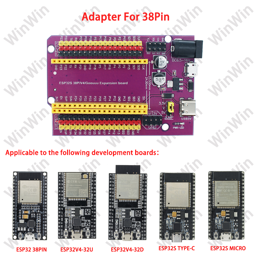 ESP32 Development Board WiFi+Bluetooth Ultra-Low Power Consumption Dual Core ESP-32 ESP-32S ESP ...
