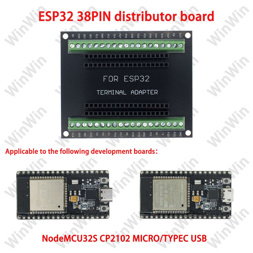 ESP32 Development Board WiFi+Bluetooth Ultra-Low Power Consumption Dual Core ESP-32 ESP-32S ESP ...