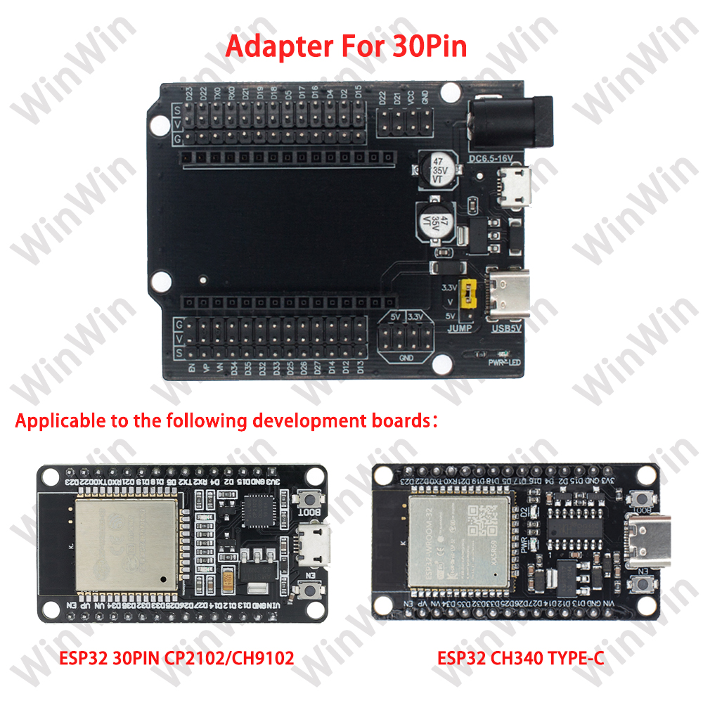 ESP32 Development Board WiFi+Bluetooth Ultra-Low Power Consumption Dual Core ESP-32 ESP-32S ESP ...