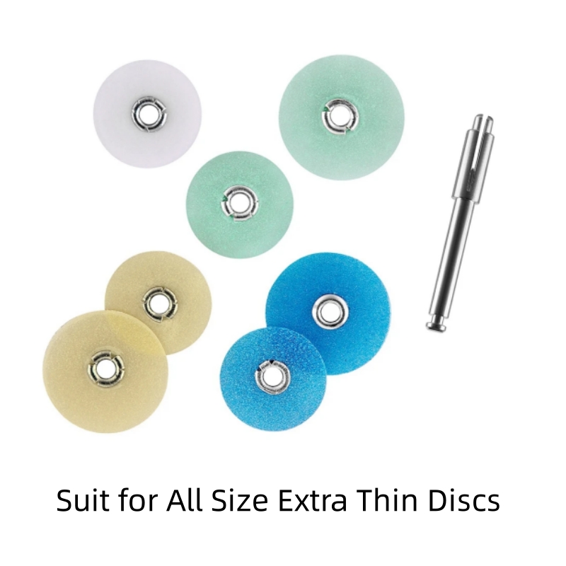 6pc Dental Mandrel Stainless Steel Soflex Flexi Disc Fit RA Shank Clip ...