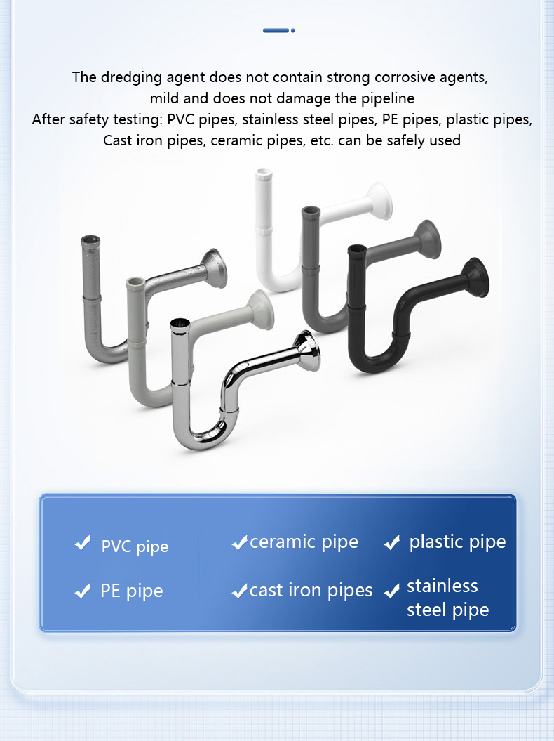 Dissolve 1000 types of blockages HB Pipe Cleaner drain clog remove clog ...